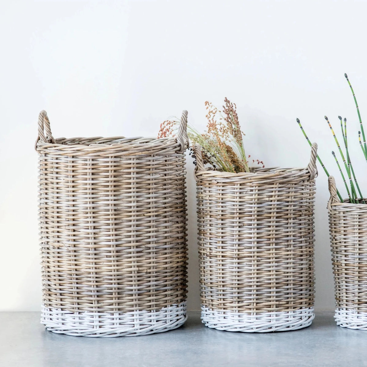 Nora Rattan Baskets – Downton & Company