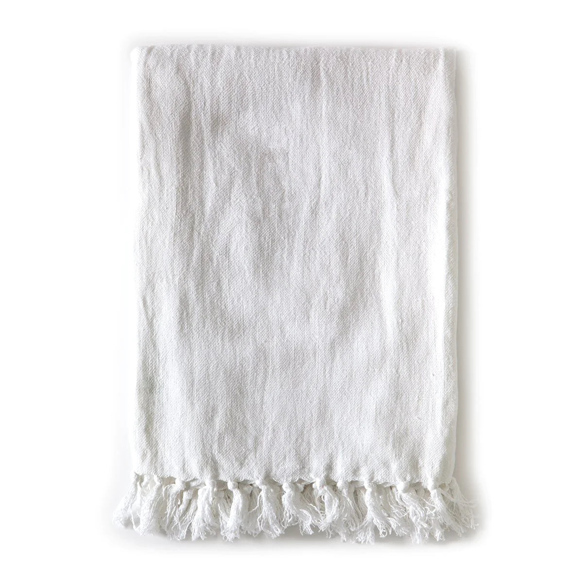 Montauk Linen Throw | White – Downton & Company